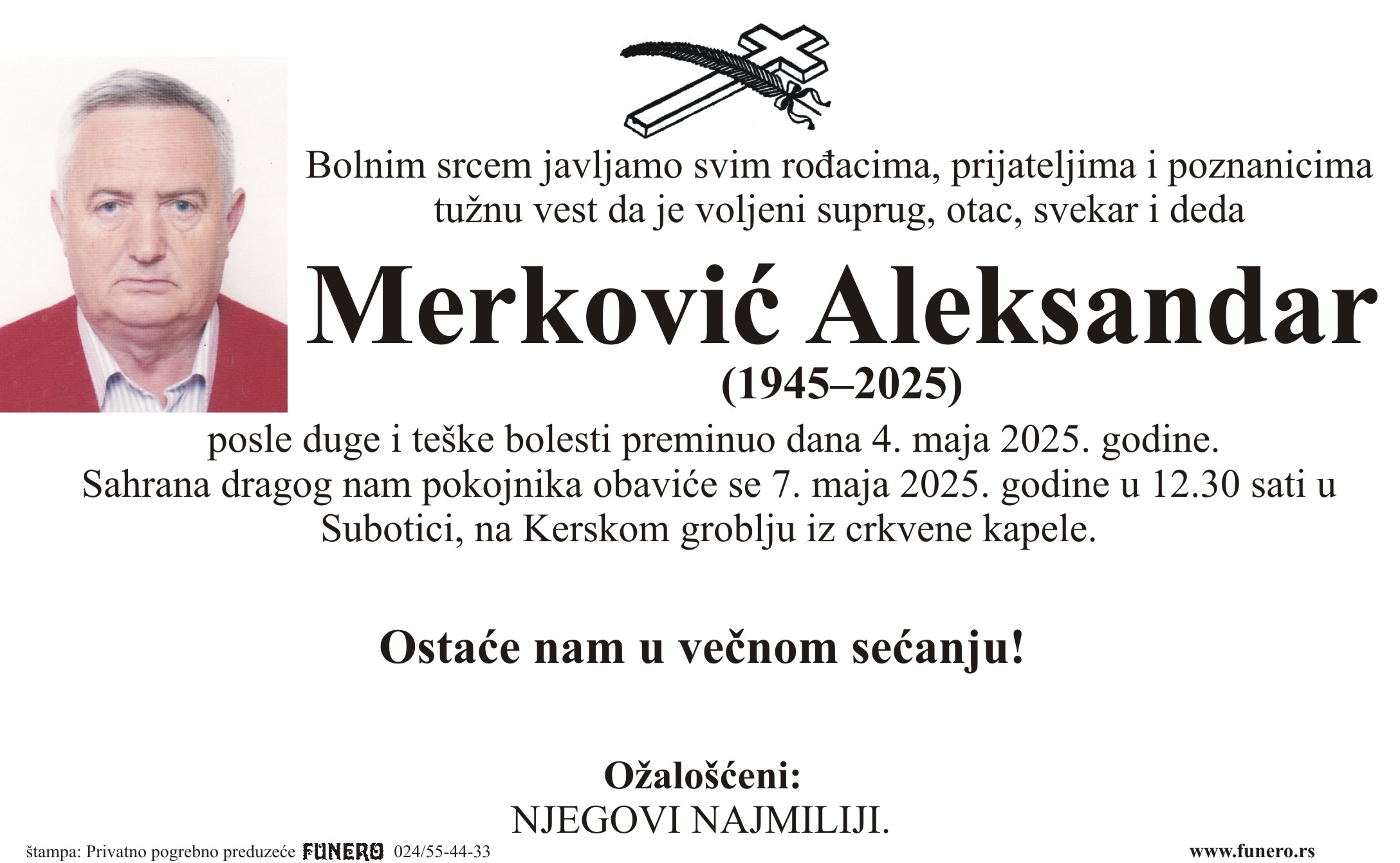 Posmrtnice – SUživo