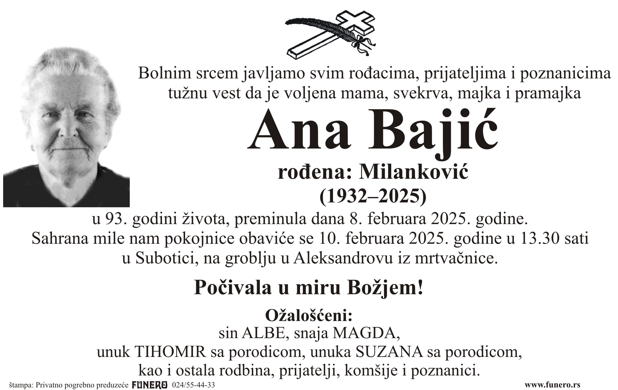 Posmrtnice – SUživo