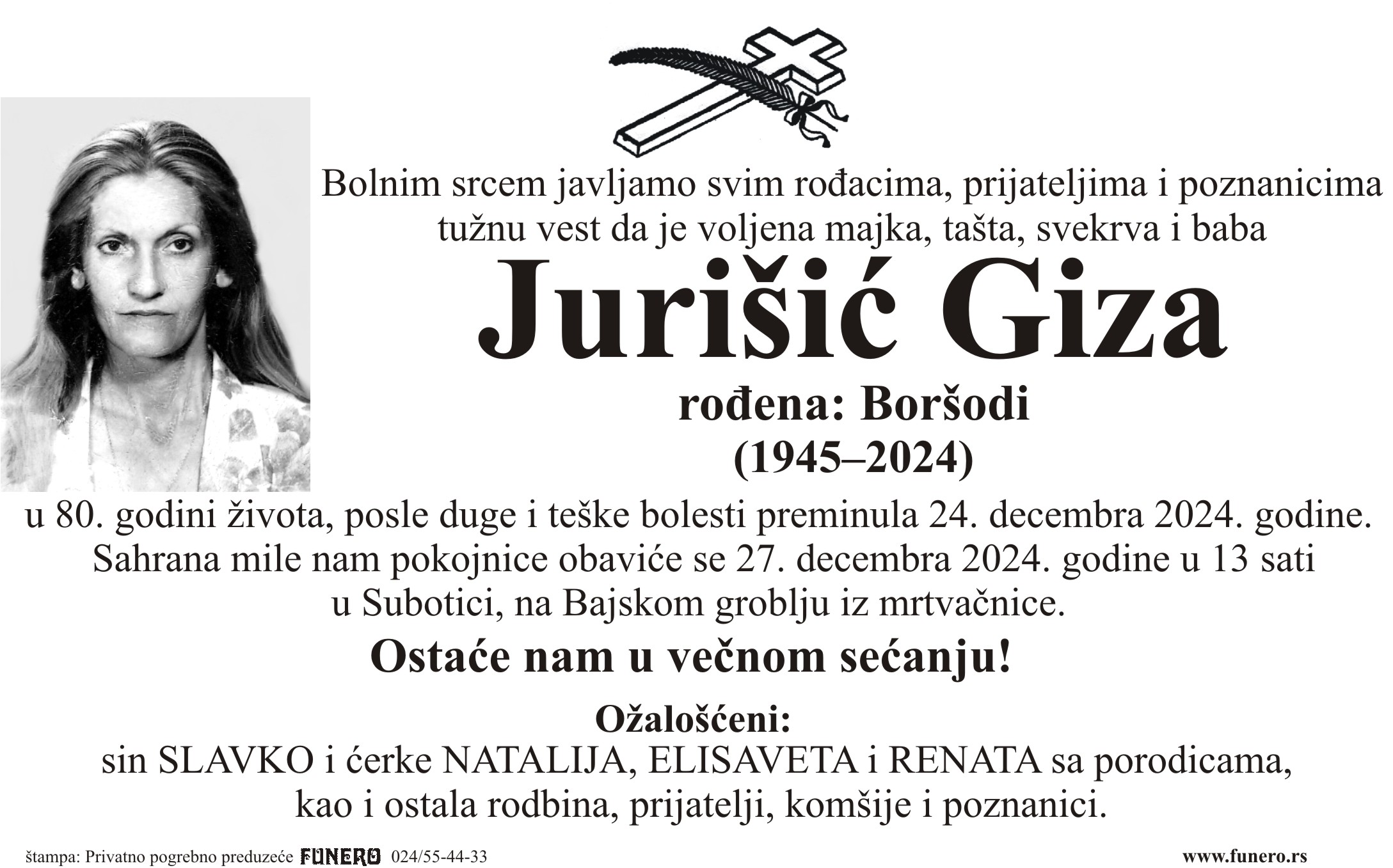 Posmrtnice – SUživo