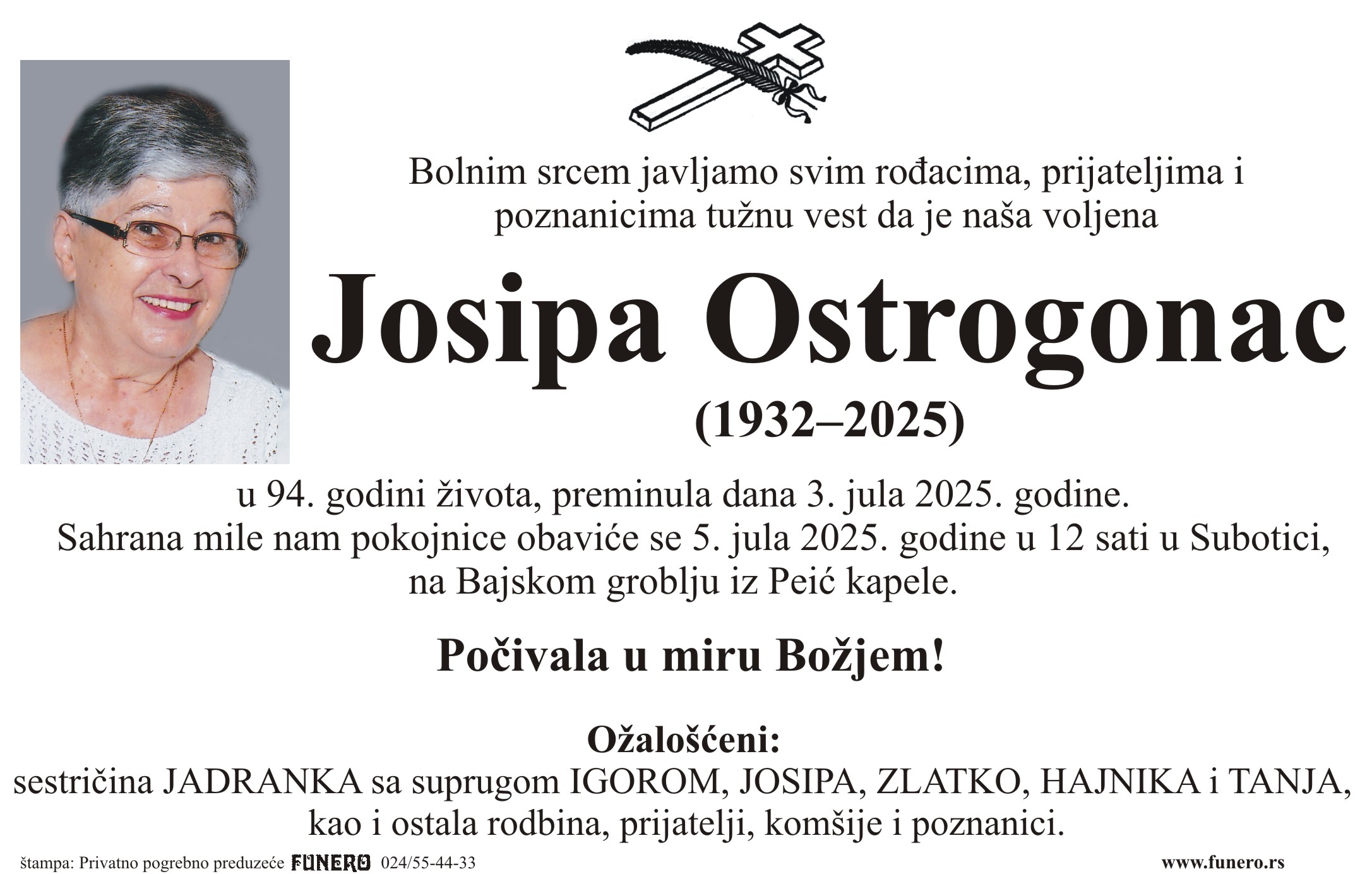 Posmrtnice – SUživo