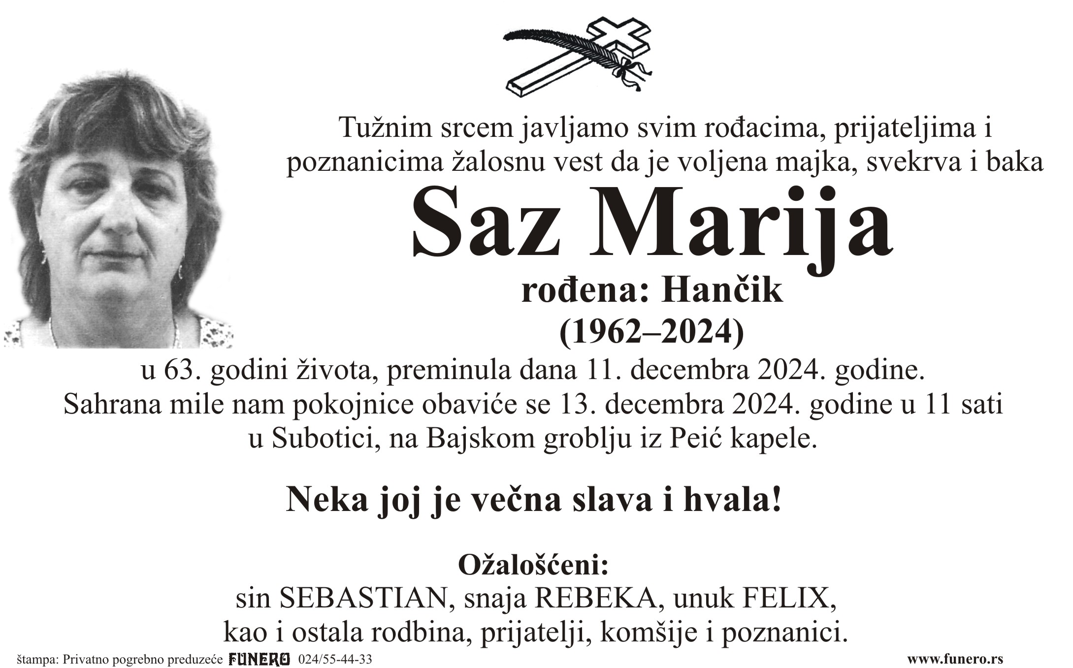 Posmrtnice – SUživo