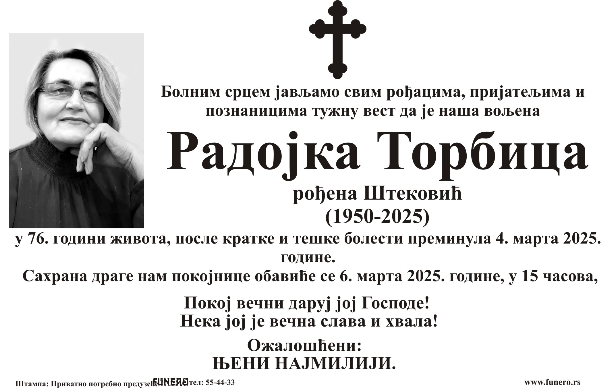 Posmrtnice – SUživo